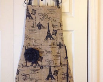 Burlap apron | Etsy