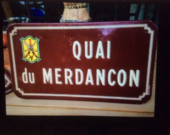 Shabby Chic Paris Vintage Street Signs 2 x 2 inches Old French