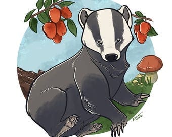 Badger print 11x14