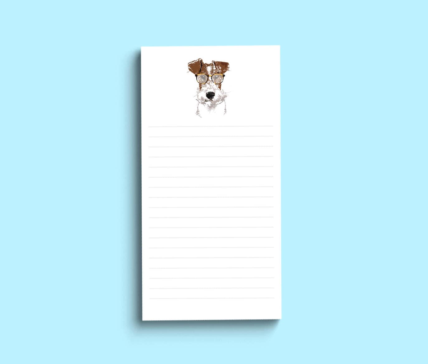 Fox Terrier Portrait Notepad