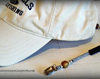 Retractable Cap Hat Leash Retainer Keeper TOPPER STOPPER Wind