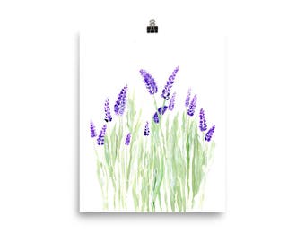 Lavender painting | Etsy