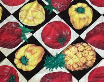 Fruit print fabric | Etsy
