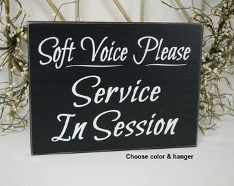 Quiet please sign | Etsy