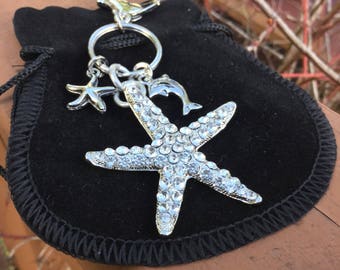 Starfish keychain | Etsy