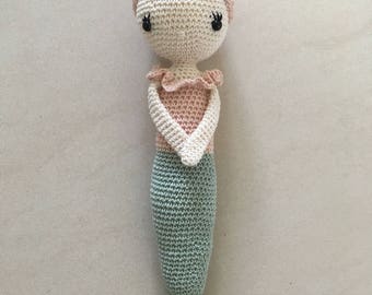 PATTERN: Mermaid Crochet Amigurumi Doll
