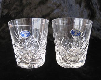 Lead crystal glasses | Etsy