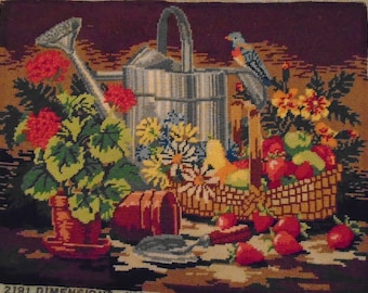 Finished needlepoint | Etsy