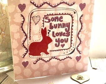 Bunny pun card | Etsy