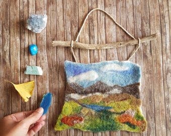 Felt wall hanging | Etsy