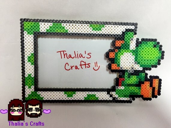 Yoshi Picture Frame Yoshi from mario brothers 8bit picture