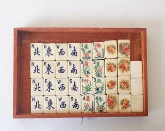 Mahjong set | Etsy