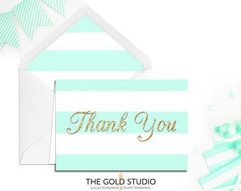 Mint thank you | Etsy