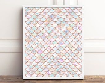 Abstract mermaid | Etsy