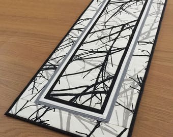 Quilted table runner | Etsy