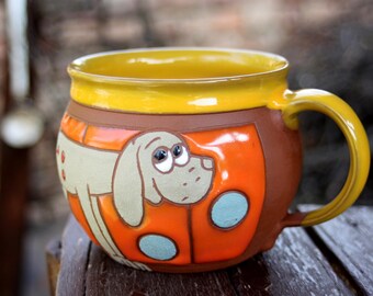 Dog pottery | Etsy
