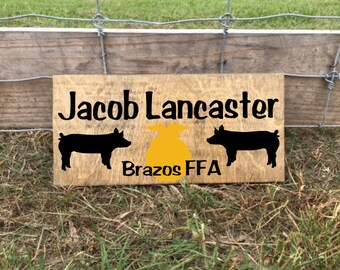 4 h stall sign | Etsy