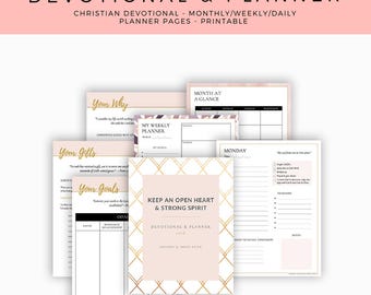 Christian planner | Etsy