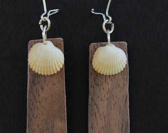 Elephant Earrings Wood Earrings Eco Friendly