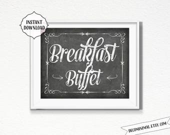 Breakfast chalkboard | Etsy