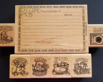 Recipe card stamp | Etsy