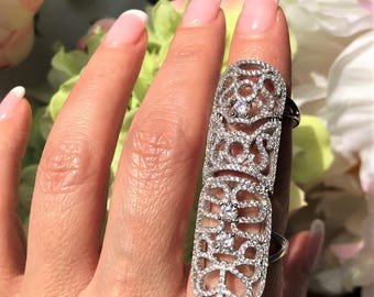 Full finger ring | Etsy