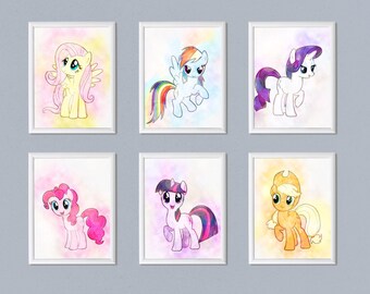 Pony prints | Etsy