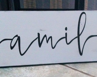 Large family sign | Etsy