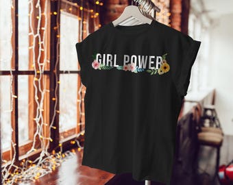 Girl power t shirt | Etsy