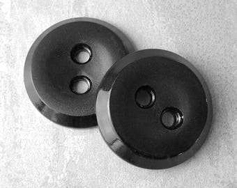 Black buttons | Etsy