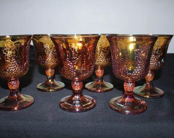 Vintage goblets | Etsy