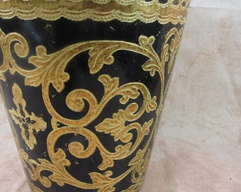 Vintage trash can | Etsy