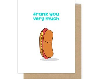 Funny thank you | Etsy