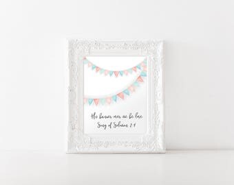 His banner over me | Etsy