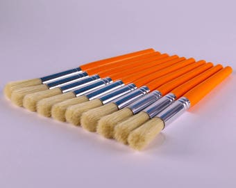 DIY Paint Brush Kit Ebru Paint Brushes for Marbling Plastic