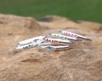 Kids rings | Etsy
