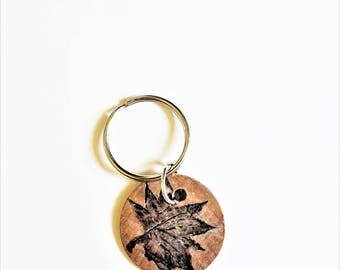 Wood burned keychain | Etsy