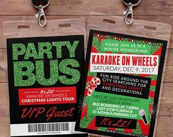 Bus invitation | Etsy
