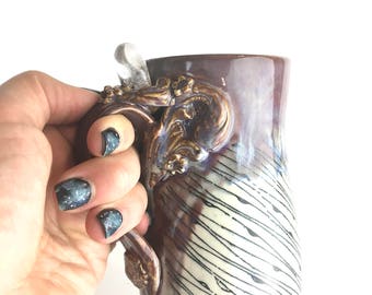 Handmade pottery mug | Etsy