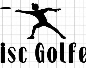 Disc golf decal | Etsy