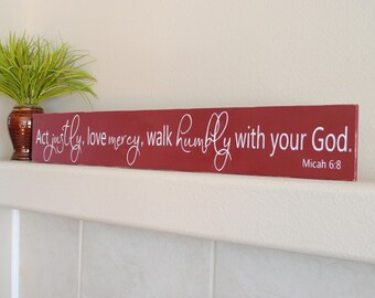 Bible verse plaque | Etsy