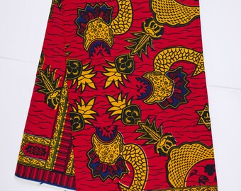 Yellow african print | Etsy