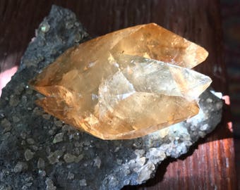 Golden calcite | Etsy