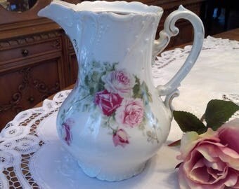 Hand painted pitcher | Etsy