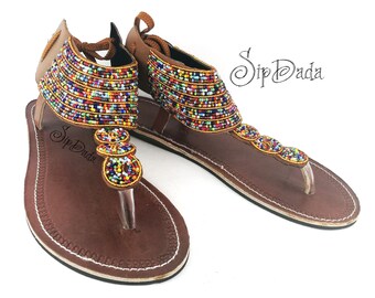 Kenyan sandals | Etsy