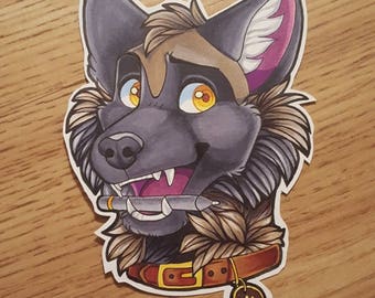 Furry badge | Etsy