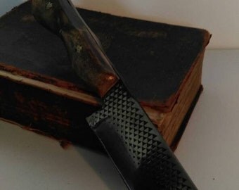 Hand Forged Rasp Knife
