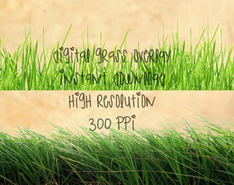 Grass overlays | Etsy