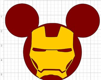 Iron man mickey | Etsy