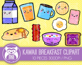 Kawaii breakfast | Etsy